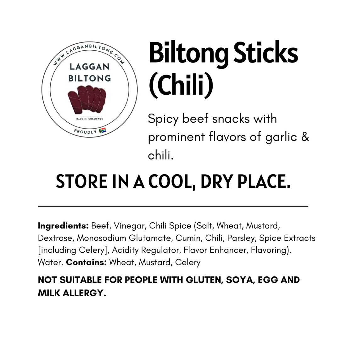 Premium Biltong Sticks (1 lb) – High-Protein South African Beef Snack ...